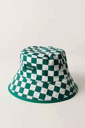 FORE ALL Fore All Austi Bucket Hat Green Checker