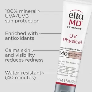 ELTAMD Uv Physical Rosy Broad Spectrum Spf40 50ml