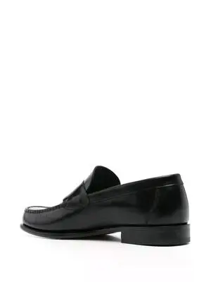 FERRAGAMO Embossed Gancio Loafers
