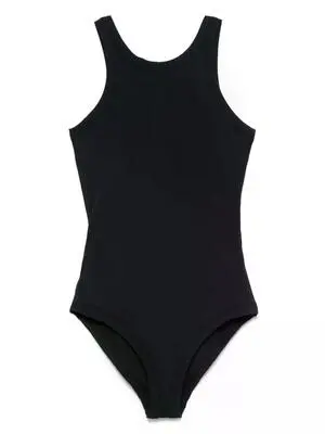 TOTEME Ribbed Swimsuit - Black