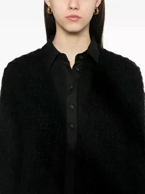 TOTEME Puff-sleeve Cardigan - Black