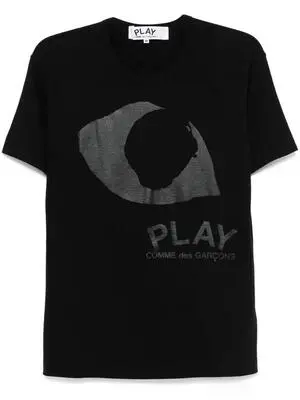 Play Comme Des Garcon Eye-print T-shirt