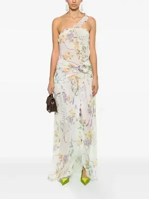 Blumarine Floral-pattern Maxi Dress