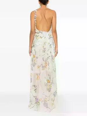 Blumarine Floral-pattern Maxi Dress