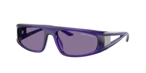 Armani Exchange Sunglasses - Violet Mirror Internal Silver