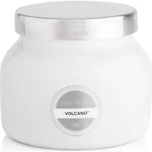CAPRI BLUE White Petite Jar Candle - Volcano