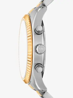 Michael Kors Lexington Two-tone Chronograph Bracelet Watch