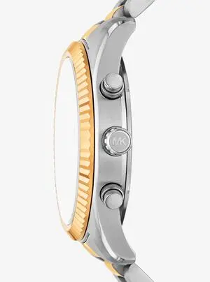Michael Kors Lexington Two-tone Chronograph Watch