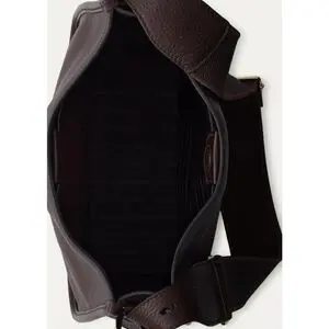 Prada Medium Daino Soft Leather Hobo Crossbody Bag - Moro