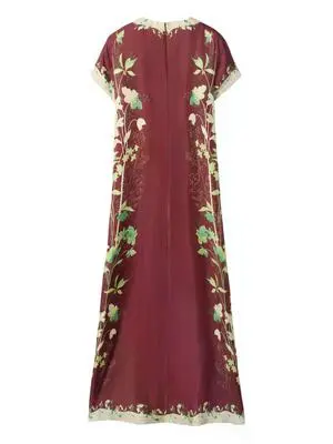 La DoubleJ Swing Midi Dress - Red