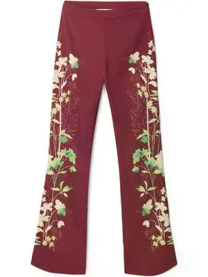 La DoubleJ Woodland-print Trousers