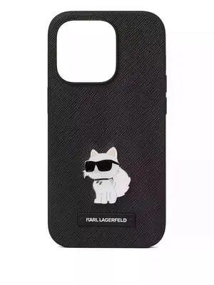 Karl Lagerfeld Choupette Iphone 16 Pro Max Case - Black