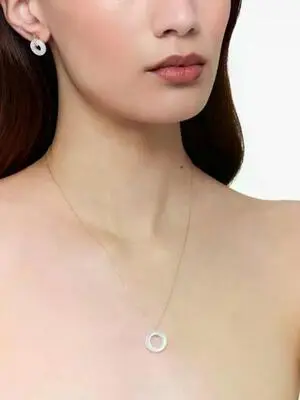 Mateo Mother Of Pearl Donut Chain Necklace - Neutrals