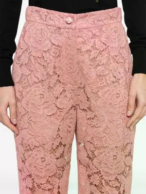 Dolce & Gabbana Floral Lace Trousers
