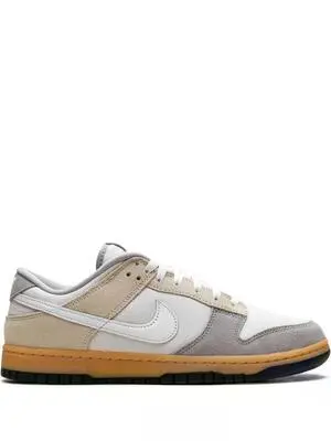 Nike Dunk Low Suede & Canvas Sneakers - Neutrals