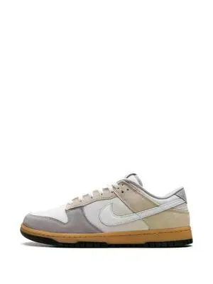 Nike Dunk Low Suede & Canvas Sneakers - Neutrals