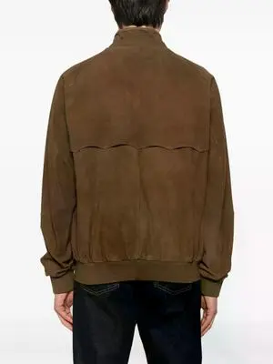 BARACUTA Suede Jacket - Brown