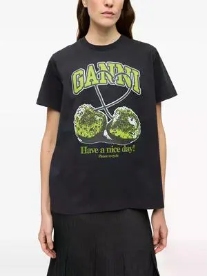 GANNI Printed T-shirt