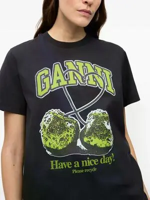 GANNI Printed T-shirt