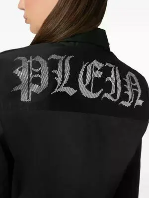 Philipp Plein Gothic Plein Cropped Shirt