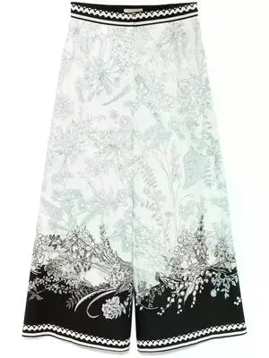 Elie Saab Printed Cotton Pants