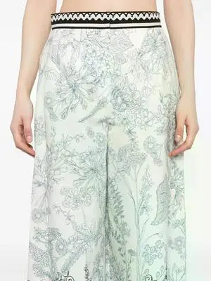Elie Saab Printed Cotton Pants
