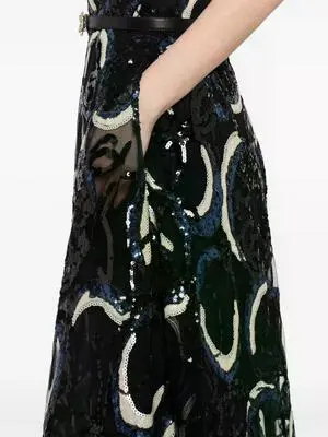 Elie Saab Embroidered Strapless Gown