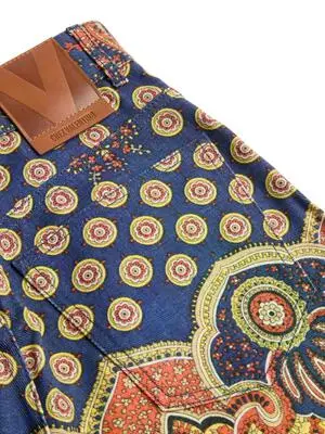 Valentino Garavani Voyage Imaginaire Printed Jeans