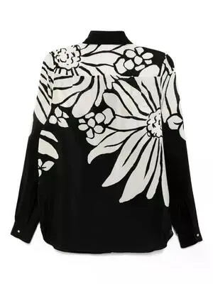 Elie Saab Printed Silk Shirt