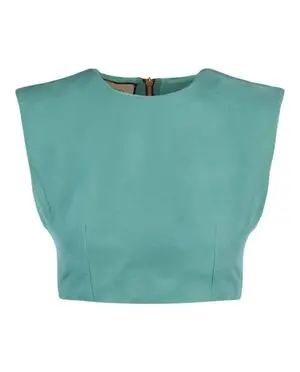 Gucci Cropped Sleeveless Top