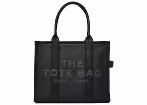 Marc Jacobs Leather Tote Bag - Black
