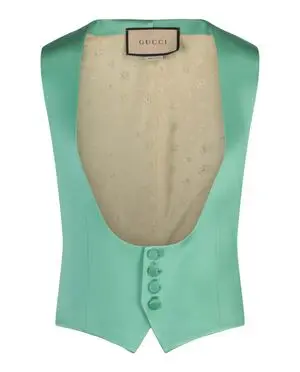 Gucci Scoopneck Tailored Vest