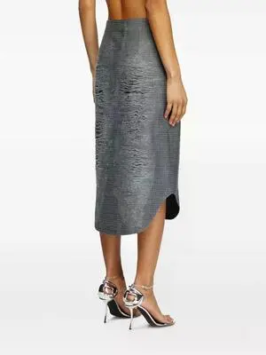 DIESEL® O-tavy Midi Skirt - Grey