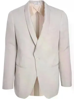 Boglioli Buttoned Blazer - Neutrals