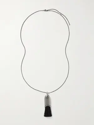 LEMAIRE Personal Brush Necklace - Silver