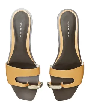 Tory Burch Pierced Slide Sandals - Cantucci