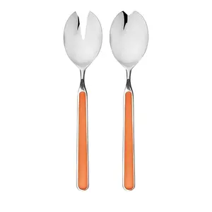 MEPRA Fantasia 2 Piece Salad Serving Set - New Coral