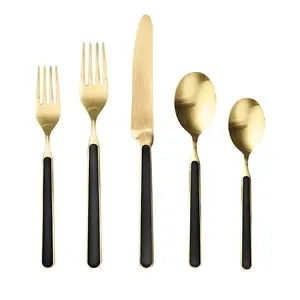 MEPRA Fantasia 5 Piece Flatware Set - Black