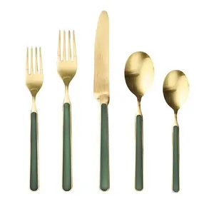 MEPRA Fantasia 5 Piece Flatware Set Forrest Green