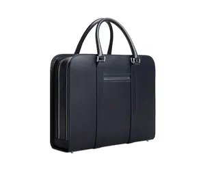 CARL FRIEDRIK Palissy Double Briefcase - Navy
