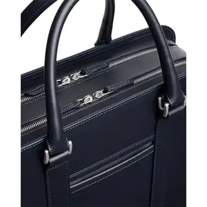 CARL FRIEDRIK Palissy Double Briefcase - Navy