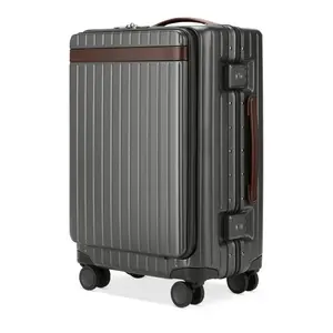 CARL FRIEDRIK The Carry On X Spinner Suitcase - Grey/chocolate