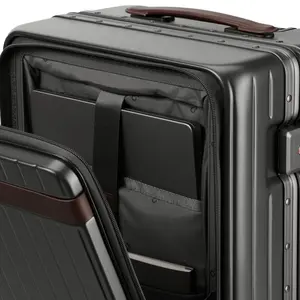 CARL FRIEDRIK The Carry On X Spinner Suitcase - Grey/chocolate