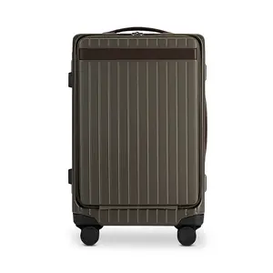 CARL FRIEDRIK Carl Friedrik The Carry On X Spinner Suitcase Olive/chocolate