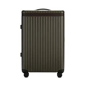 CARL FRIEDRIK Carl Friedrik Check-In Wheeled Suitcase Olive/chocolate
