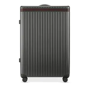 CARL FRIEDRIK Check-in Spinner Suitcase - Grey/chocolate
