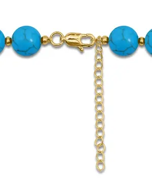 Aqua Beads & Cultured Freshwater Pearl Necklace