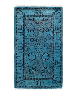 Bloomingdale'S Fine Vibrance M1010 Area Rug, 3'1 X 5'3 - Blue