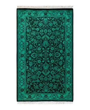 Bloomingdale'S Fine Vibrance M1020 Area Rug, 3'2 X 5'2 - Green