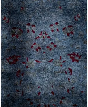 Bloomingdale'S Fine Vibrance M1231 Area Rug, 4'9 X 7'7 - Blue